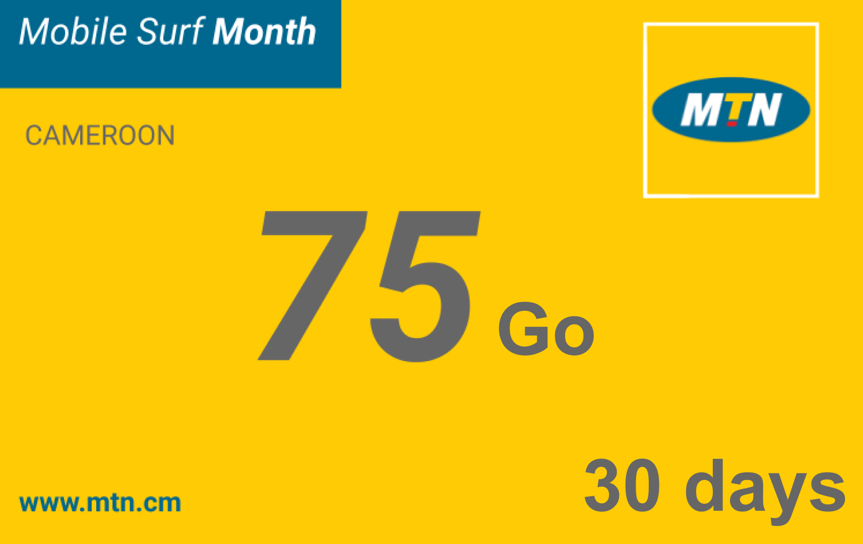 Recharge MTN Cameroun en ligne