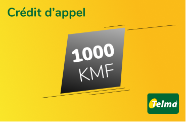 Recharge Telma Comores Comores en ligne: crédit, internet et forfait