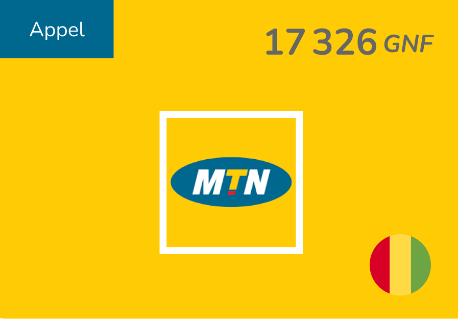 MTN Guinea top up: internet, credit call or bundle recharge