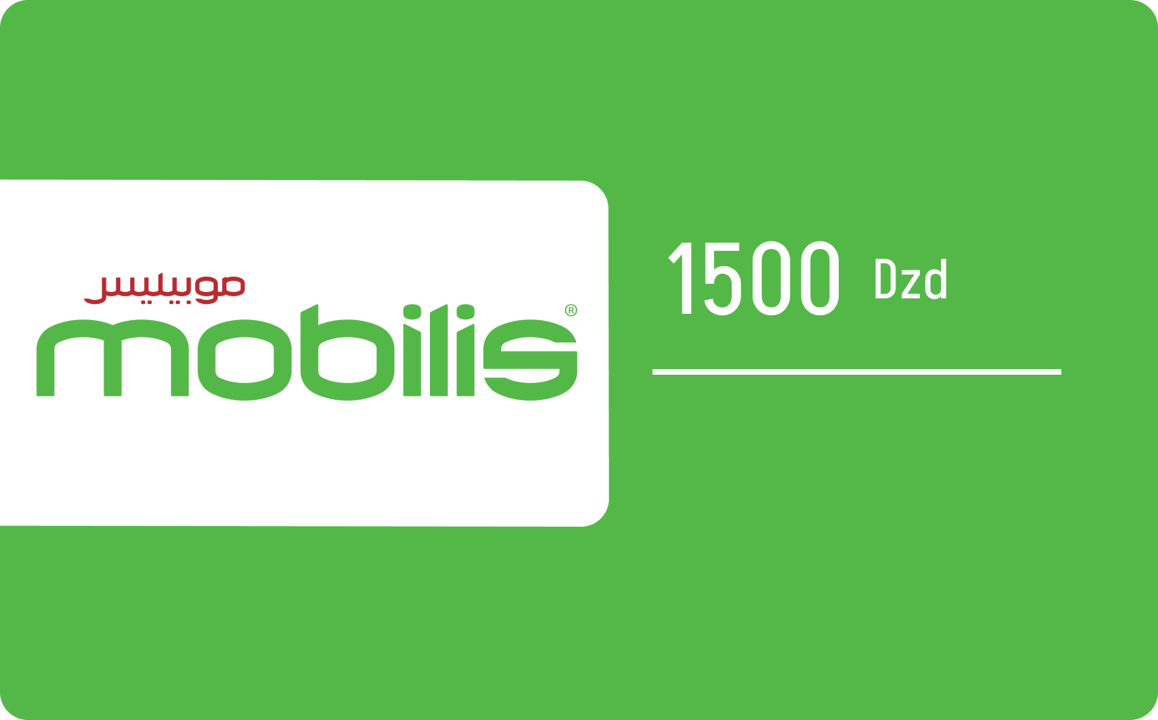 Recarga en línea Mobilis Algeria: Internet o minutos